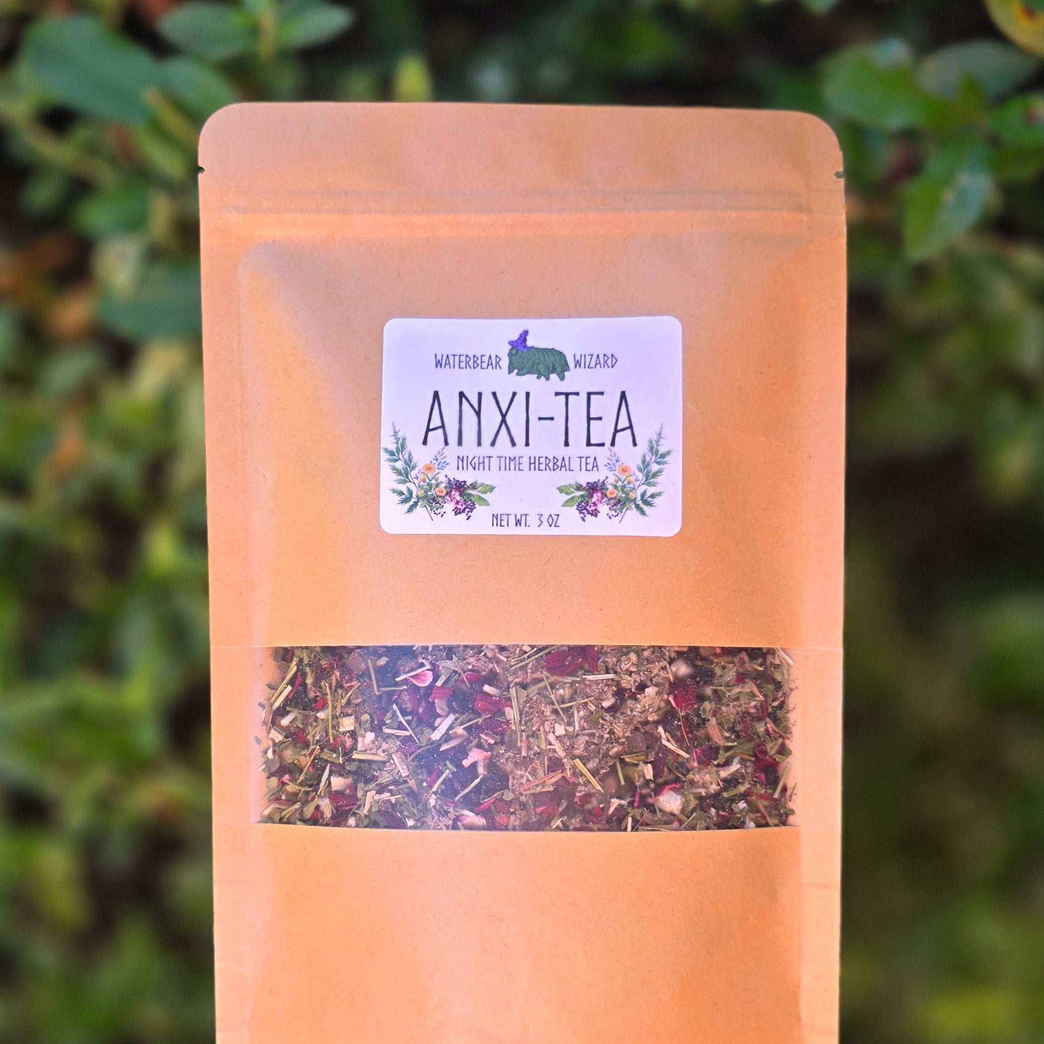 Anxi-Tea (Mugwort) Night Time Tea - Loose Leaf Herbal Tea Mix ...